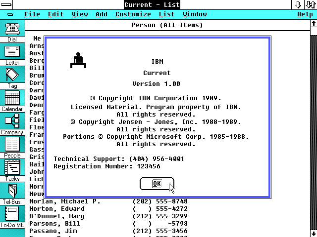 WinWorld: IBM Current 1.00