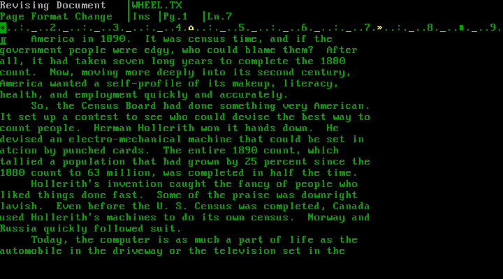 WinWorld: DisplayWrite 1