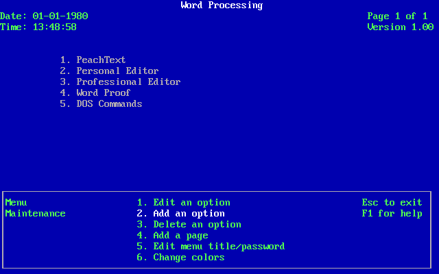 WinWorld: IBM Fixed Disk Organizer 1.00