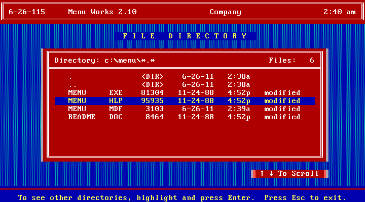WinWorld: MenuWorks 2.x