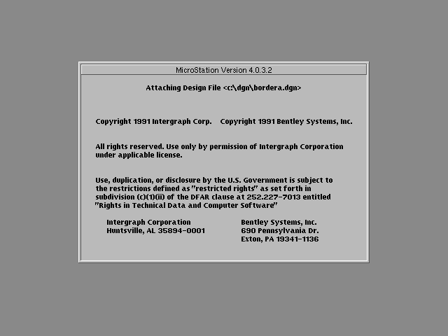 WinWorld: MicroStation 4.0.x
