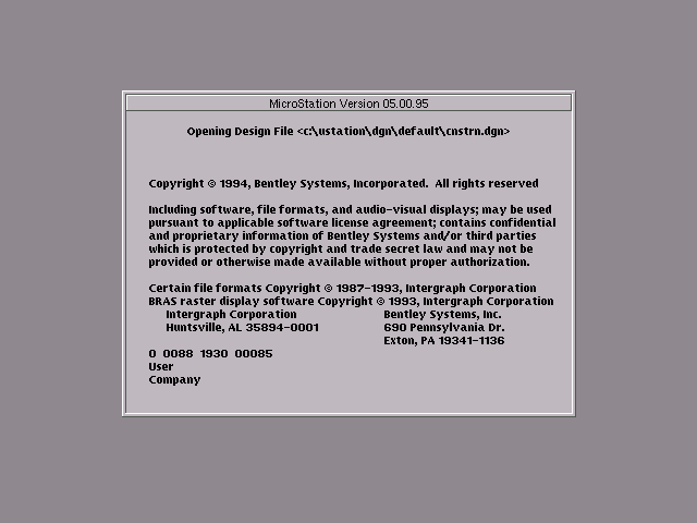 WinWorld: MicroStation 5.0.x