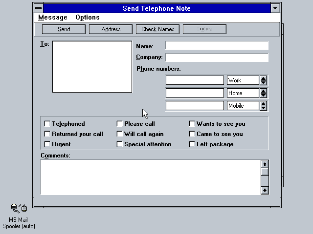 WinWorld: Microsoft Electronic Forms Designer 1.0