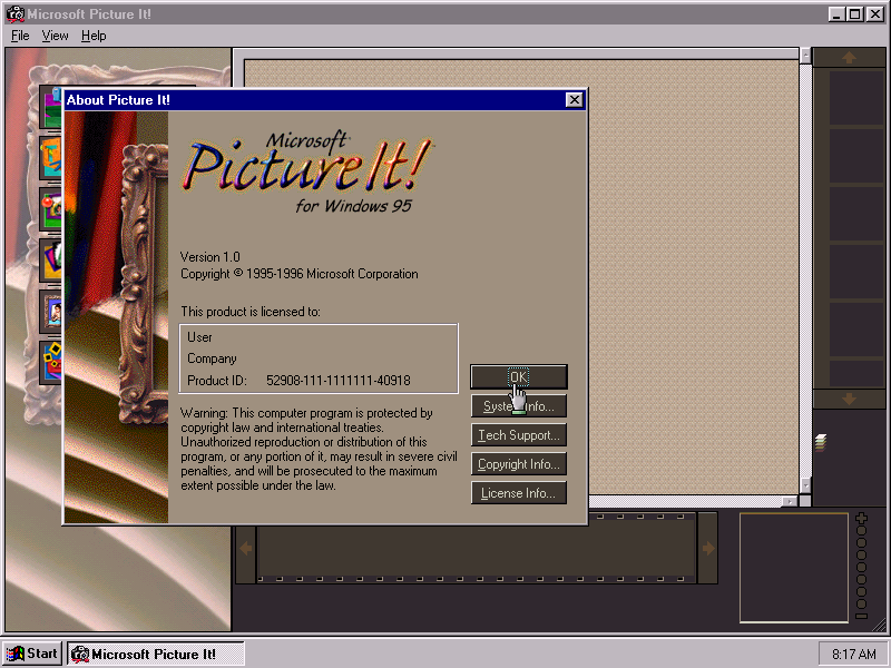 WinWorld: Picture It! 1.0
