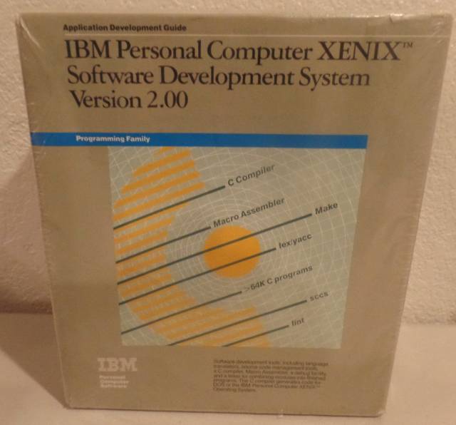 WinWorld: Xenix Software Development System 2.00 (IBM)
