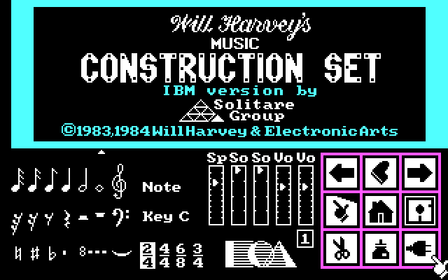 WinWorld: Music Construction Set IBM 1984