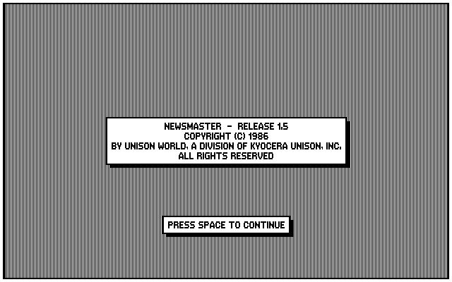 WinWorld: NewsMaster 1.5