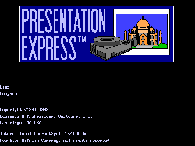 WinWorld: Presentation Express 2.x