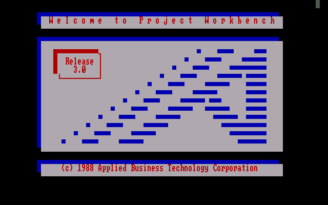 WinWorld: Project Manager Workbench 3.x