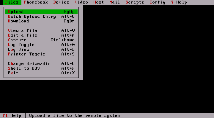 WinWorld: Qmodem PRO 1.0 (DOS)