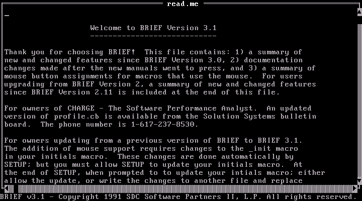 WinWorld: Brief 3.x
