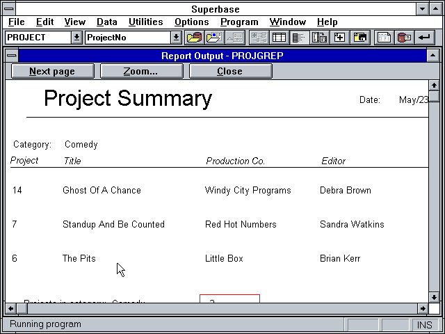 WinWorld: Superbase 95 v3.00