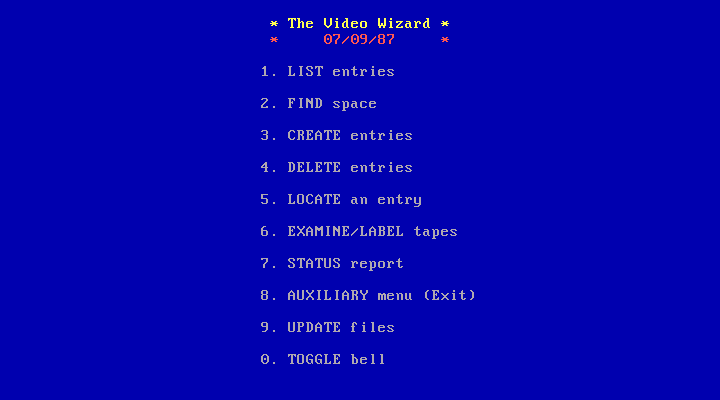 WinWorld: The Video Wizard 1986