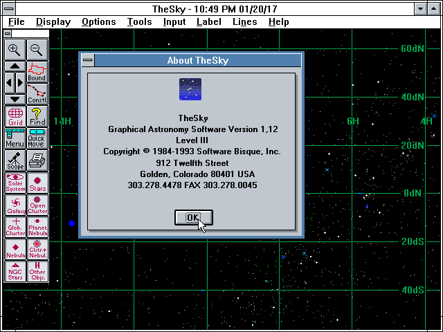 WinWorld: TheSky 1.x