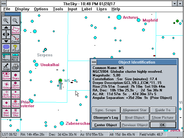 WinWorld: TheSky 1.x