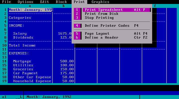 WinWorld: Timeworks DOS Office 1.0
