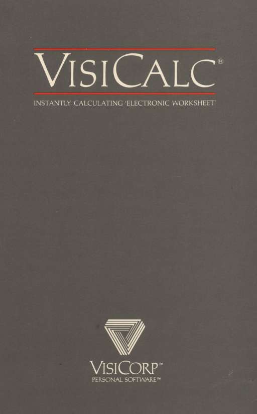 WinWorld: VisiCalc 1.x