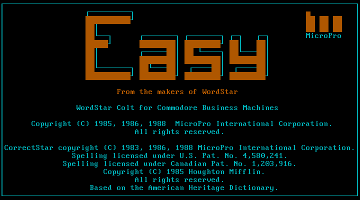 WinWorld: WordStar COLT