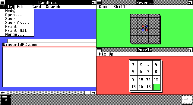 WinWorld: Windows 1.0 Beta