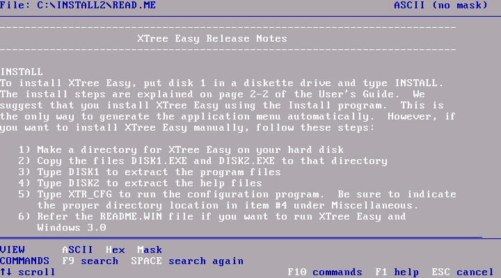 WinWorld: XTree Easy