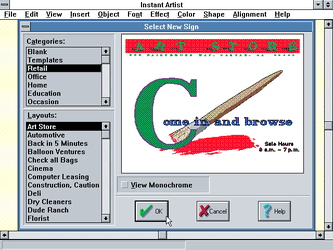 Instant Artist / Print Artist 1.0 - Stats, Downloads and Screenshots ...