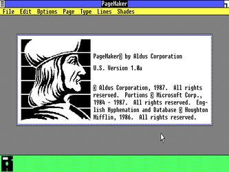 Aldus Pagemaker 1.0A - Stats, Downloads and Screenshots :: WinWorld