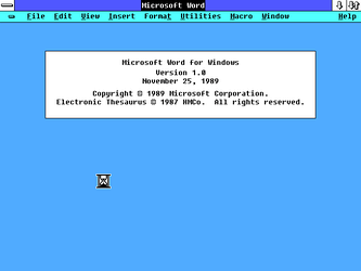 Microsoft Word 1.x (Windows) - Stats, Downloads and Screenshots :: WinWorld