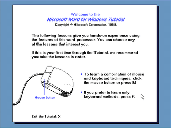 Microsoft Word 1.x (Windows) - Stats, Downloads and Screenshots :: WinWorld