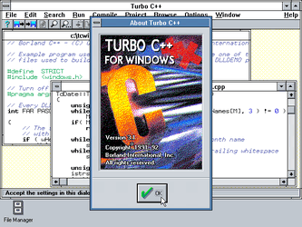 Borland Turbo C++ 3.x (Win) - Stats, Downloads and Screenshots :: WinWorld