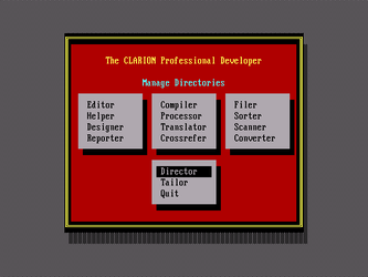 Clarion 2.X (DOS) - Stats, Downloads and Screenshots :: WinWorld