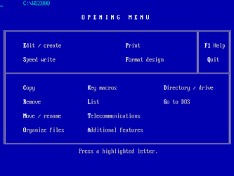WordStar 2000 - Stats, Downloads and Screenshots :: WinWorld