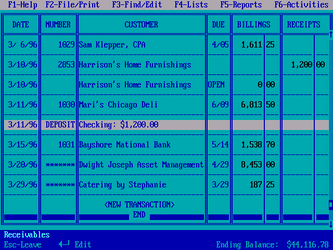 QuickBooks 2.x (DOS) - Stats, Downloads and Screenshots :: WinWorld