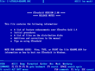 XTree Gold 2.x - Stats, Downloads and Screenshots :: WinWorld