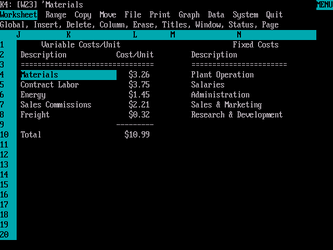 Lotus 1-2-3 2.x - Stats, Downloads and Screenshots :: WinWorld