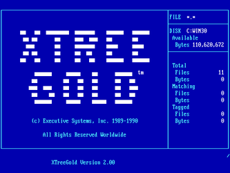 XTree Gold 2.x - Stats, Downloads and Screenshots :: WinWorld