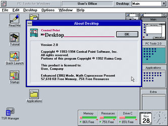 PC-Tools 2.0 for Windows - Stats, Downloads and Screenshots :: WinWorld