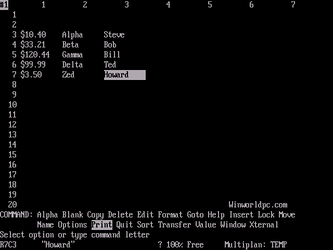 Multiplan 2.x - Stats, Downloads and Screenshots :: WinWorld