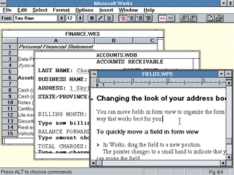 Microsoft Works 2.x (Win) - Stats, Downloads and Screenshots :: WinWorld