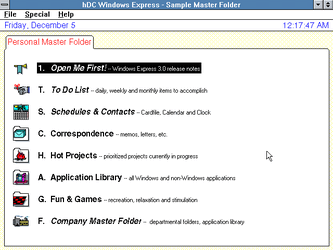 hDC Windows Express 3.0 - Stats, Downloads and Screenshots :: WinWorld