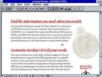 Acrobat Reader 3.x - Stats, Downloads and Screenshots :: WinWorld