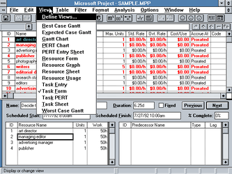 Microsoft Project 3.0 - Stats, Downloads and Screenshots :: WinWorld
