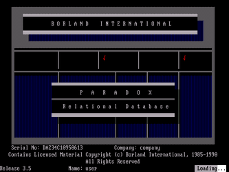 Paradox 3.x - Stats, Downloads and Screenshots :: WinWorld