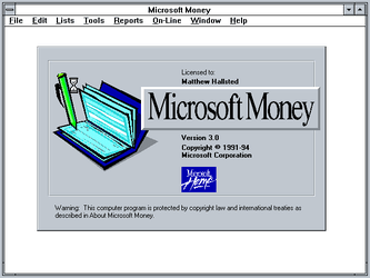 Microsoft Money 3.x - Stats, Downloads and Screenshots :: WinWorld
