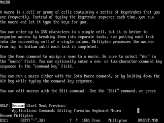 Multiplan 4.x - Stats, Downloads and Screenshots :: WinWorld