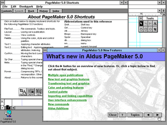 Aldus Pagemaker 5.0 - Stats, Downloads and Screenshots :: WinWorld