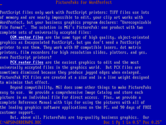 WordPerfect 5.0 (DOS) - Stats, Downloads and Screenshots :: WinWorld