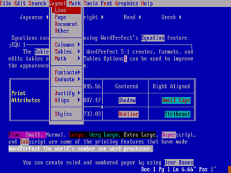 WordPerfect 5.1 (DOS) - Stats, Downloads and Screenshots :: WinWorld