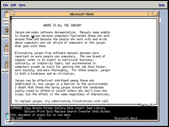 Microsoft Word 5.x (UNIX) - Stats, Downloads and Screenshots :: WinWorld