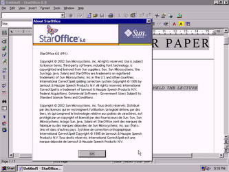 StarOffice 6.0 - Stats, Downloads and Screenshots :: WinWorld