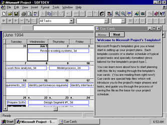 Microsoft Project 95 - Stats, Downloads and Screenshots :: WinWorld
